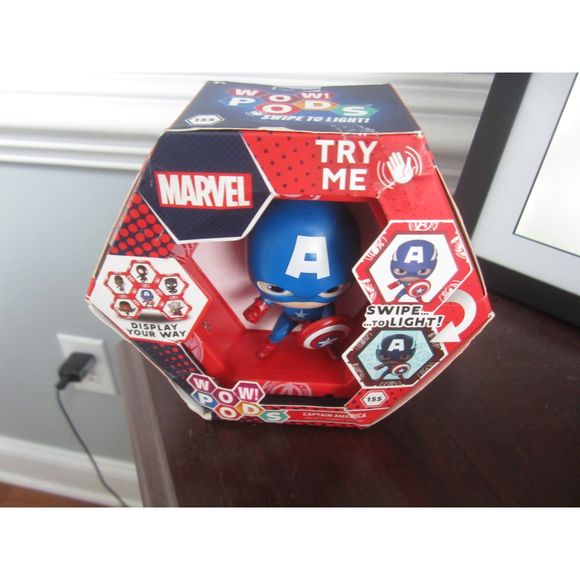 Marvel | Toys | New In Box Marvel Light Up Wow Pods Captain America | Poshmark